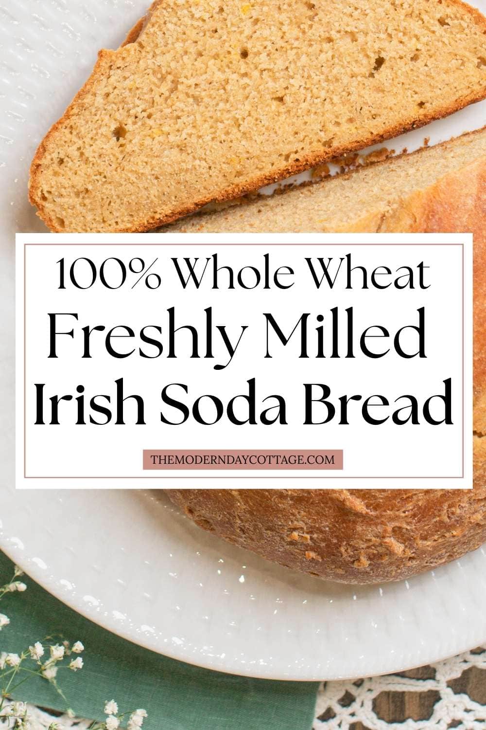 Freshly Milled Flour Sourdough Irish Soda Bread Recipe
