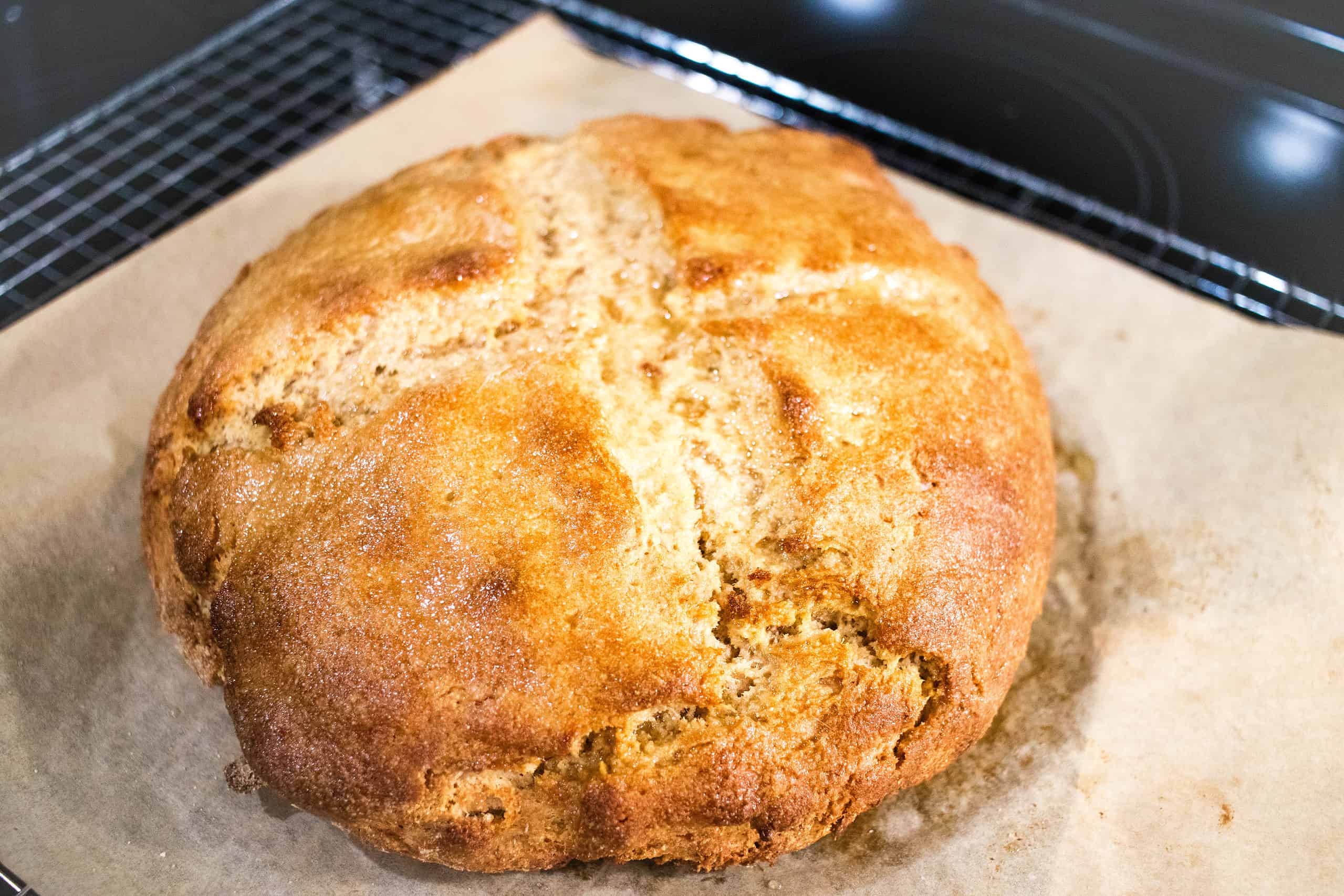 Homemade Sourdough Whole Wheat Irish Soda Bread - The Modern Day Cottage