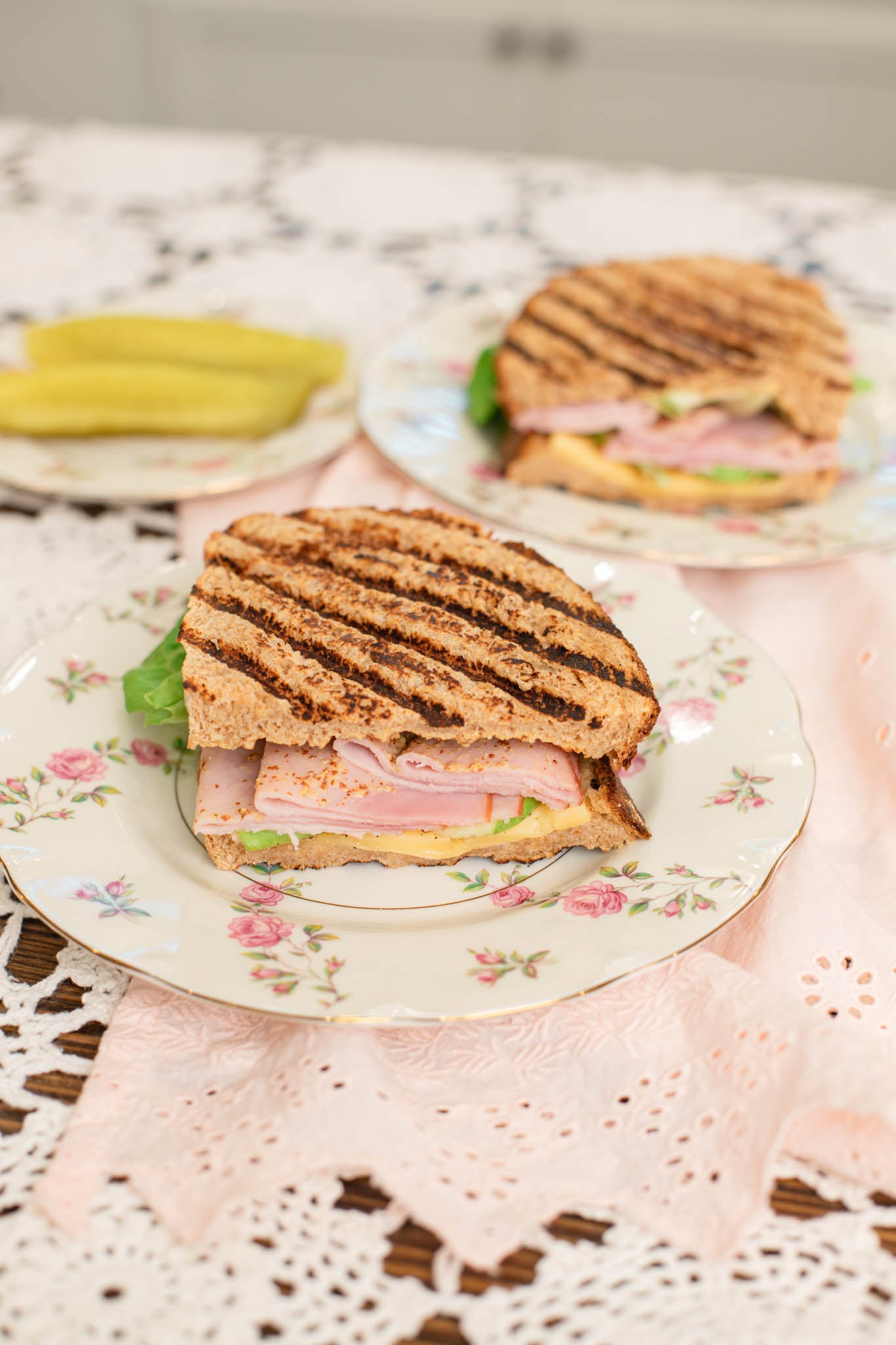 Sourdough Smoked Gouda Panini | Apple and Ham Sandwich