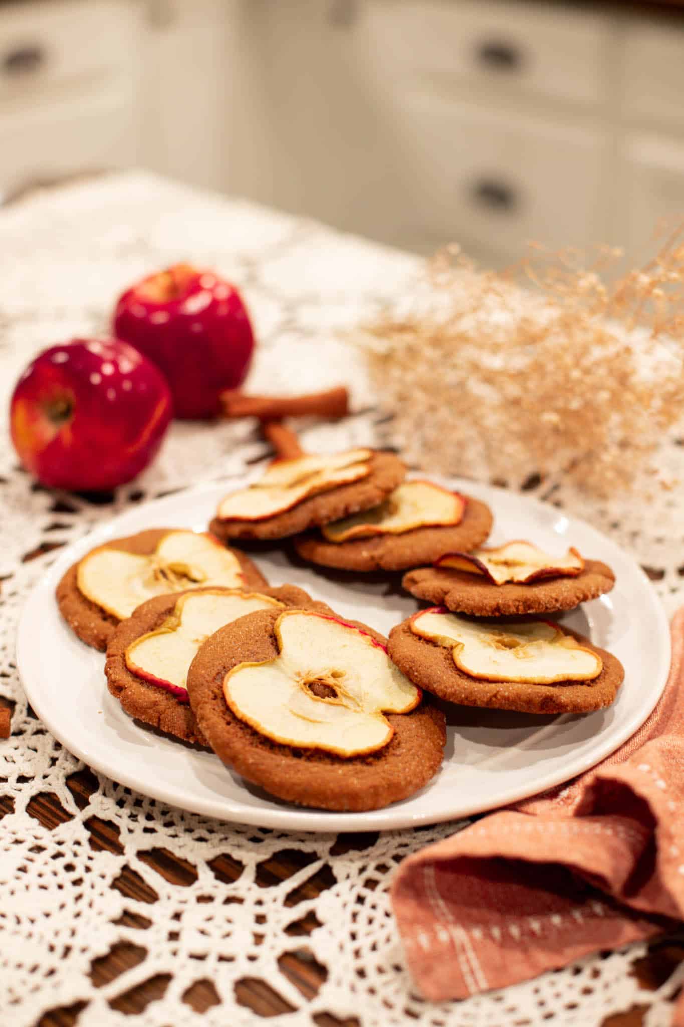 Mrs. Bean’s Sourdough Ginger Apple Snaps Cookie Recipe