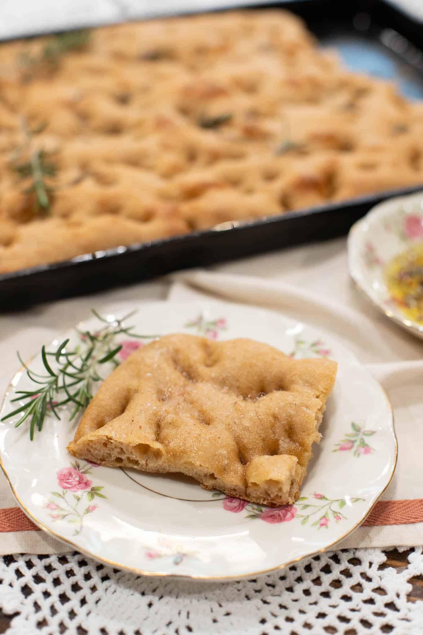 Easy Sourdough Focaccia with Freshly Milled Flour - The Modern Day Cottage